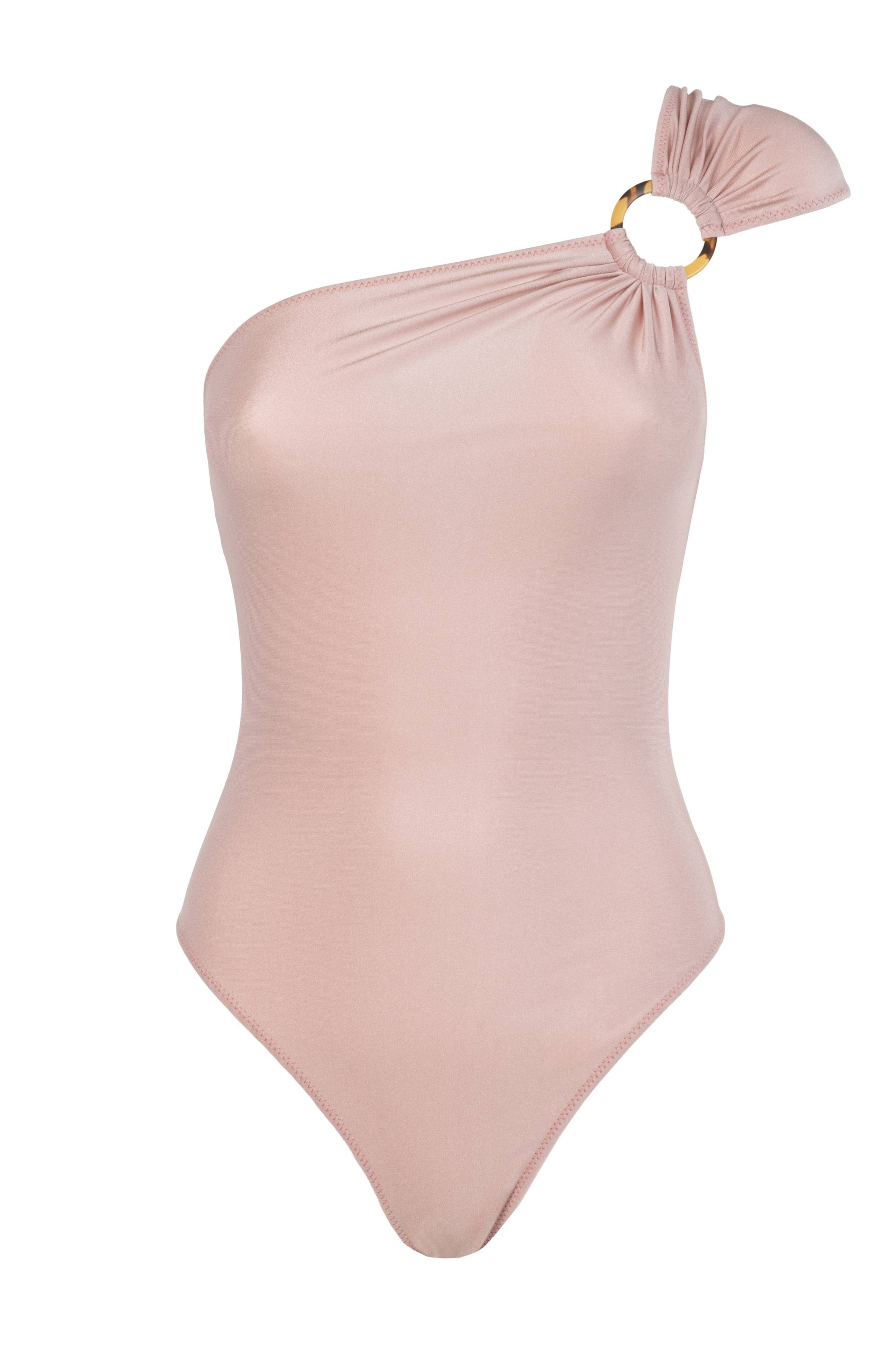 BODY ONE SHOULDER | Isabel Beachwear | Shiny swimsuit